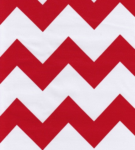 Blue And Red Chevron Pattern